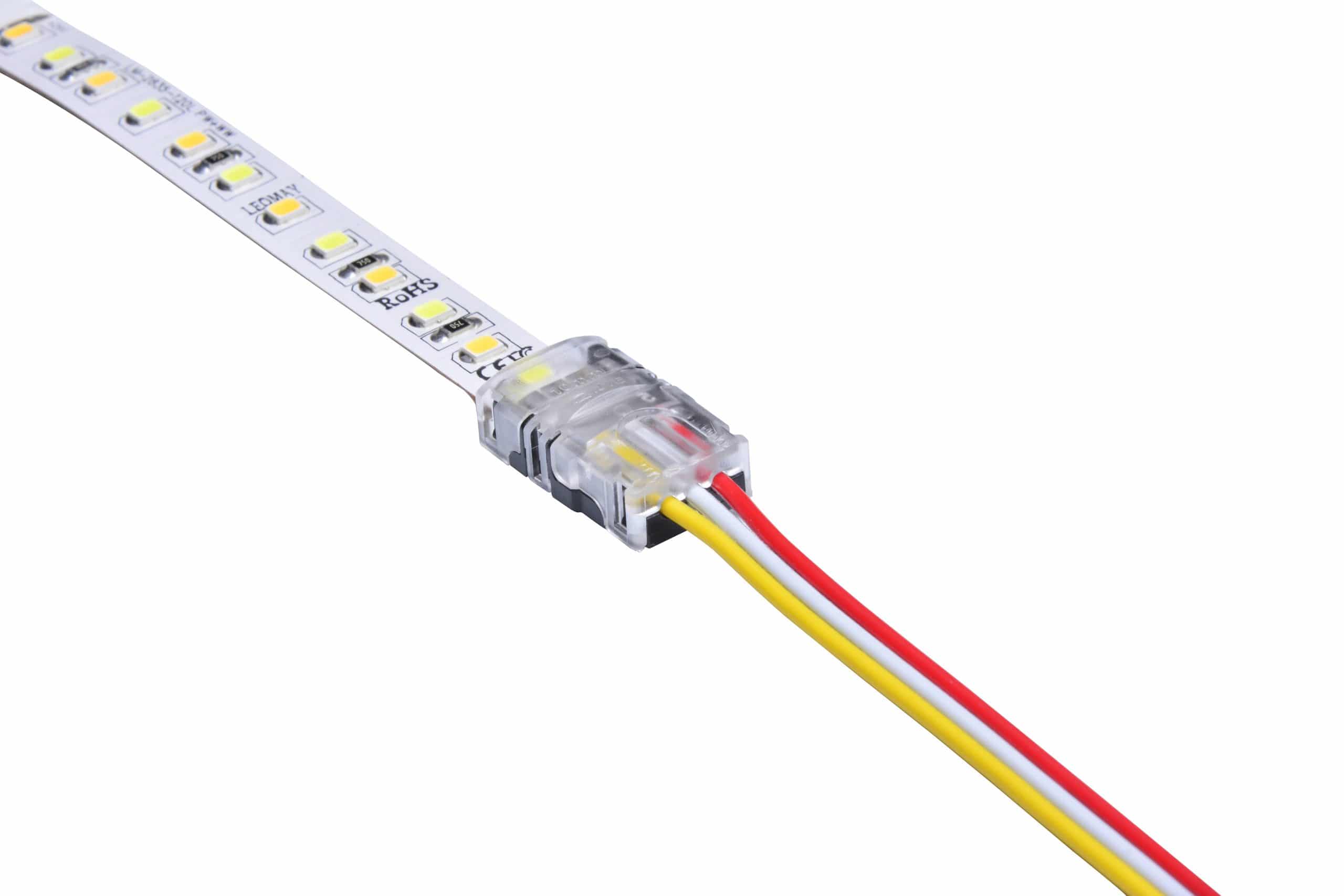 H3TW10 | LED Tape To Wire Connector 3 Way | TLS Lighting